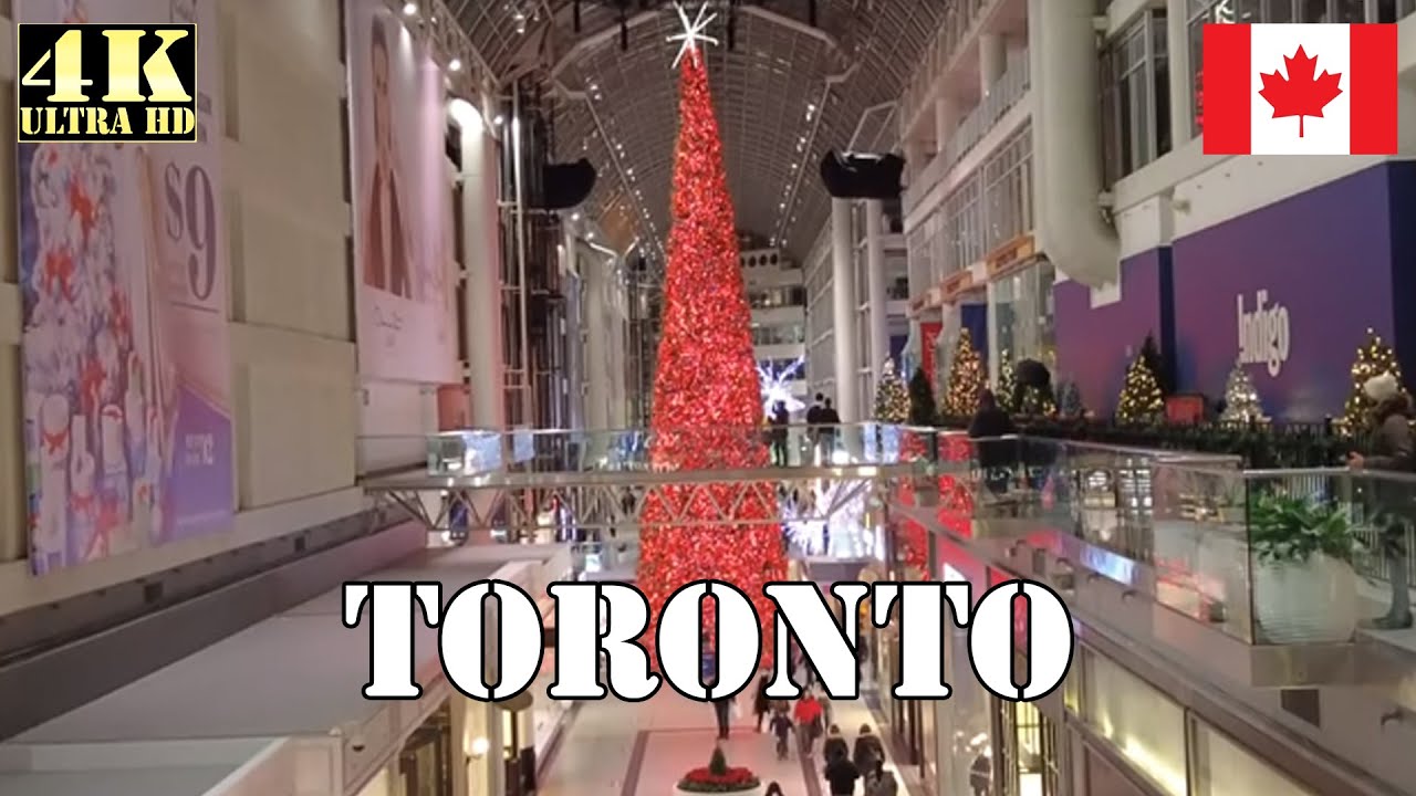 π¨π¦πγ4k Uhd 60fpsγtoronto Canada Walk Yonge Eaton Centre Nathan