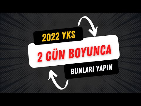 YKS Öncesi Son Taktikler