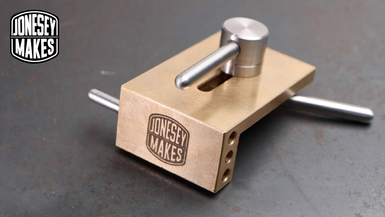 Making a Vise Stop with a novel CAM LOCK mechanism - YouTube