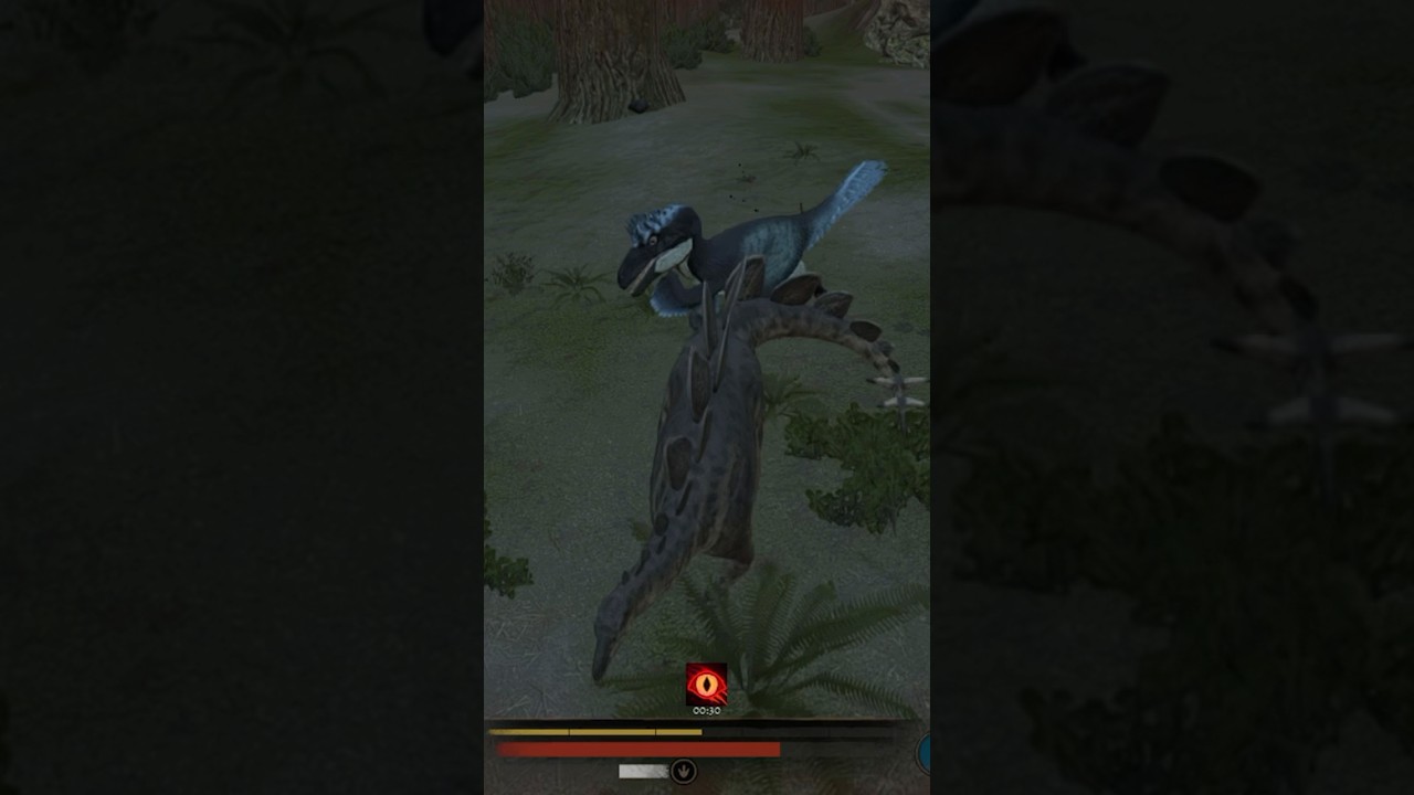 Stego VS Achill #pathoftitans #stegosaurus #gaming - YouTube