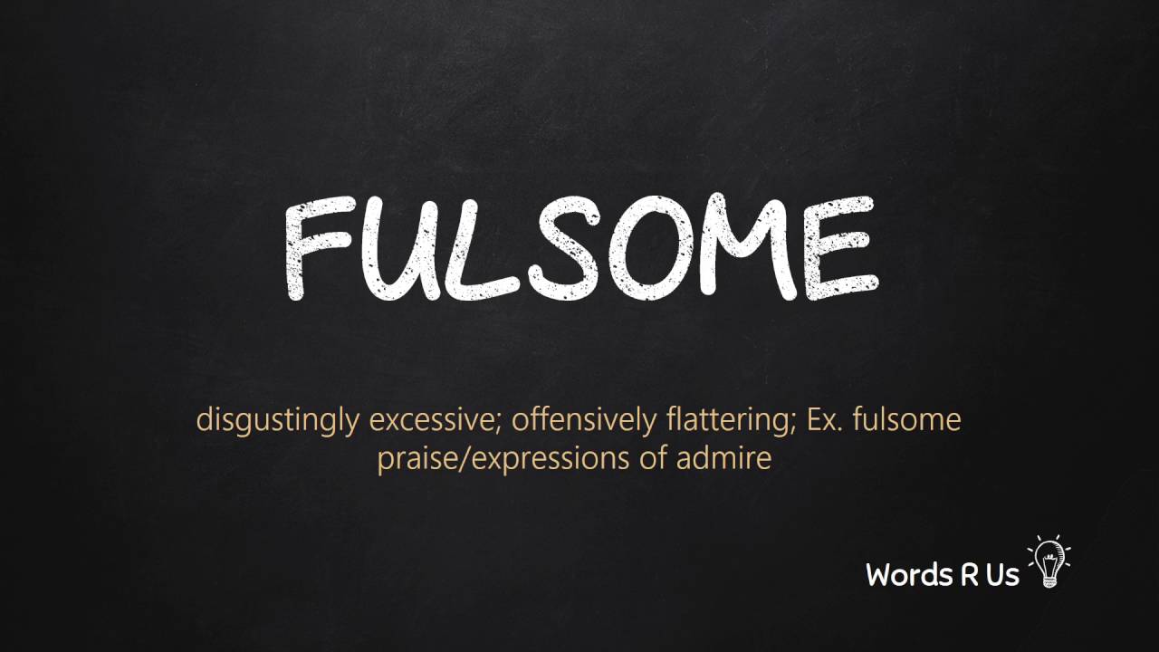 How to Pronounce FULSOME in American English - YouTube