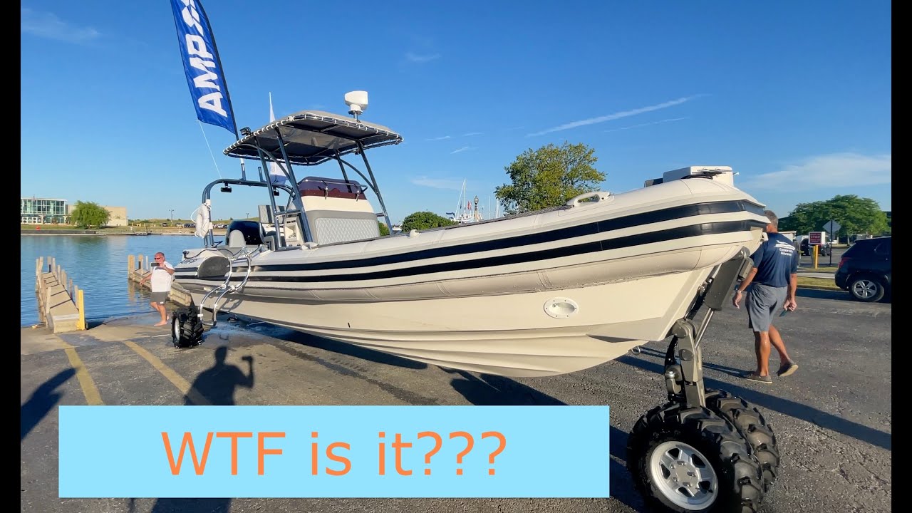 AMP Amphibious RIB Review - YouTube