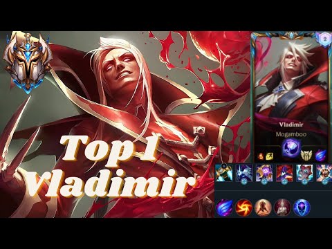 Vladimir Wild Rift gameplay rank challenger - top 1 Vladimir best build ...