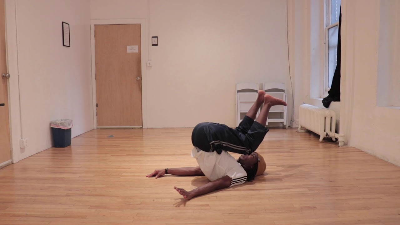 Basic Contemporary Floorwork | Backwards Shoulder Roll | Kizuna Dance TV - YouTube