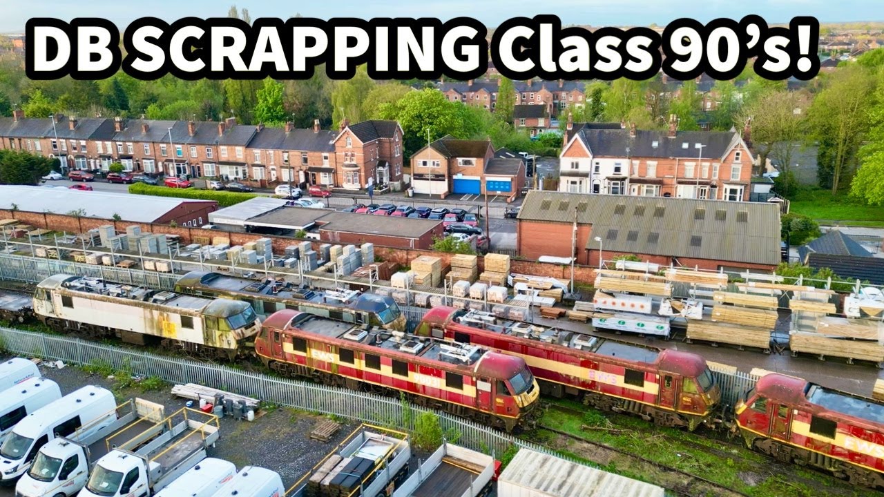 DB Starts SCRAPPING its Class 90 LOCOS! See the Remaining 'SKODA'S next ...