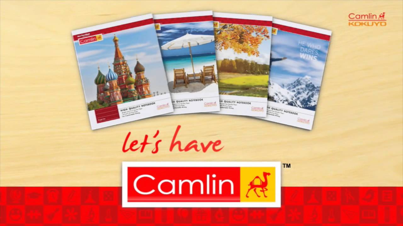 Camlin Notebooks- Smoother & Brighter Pages - YouTube