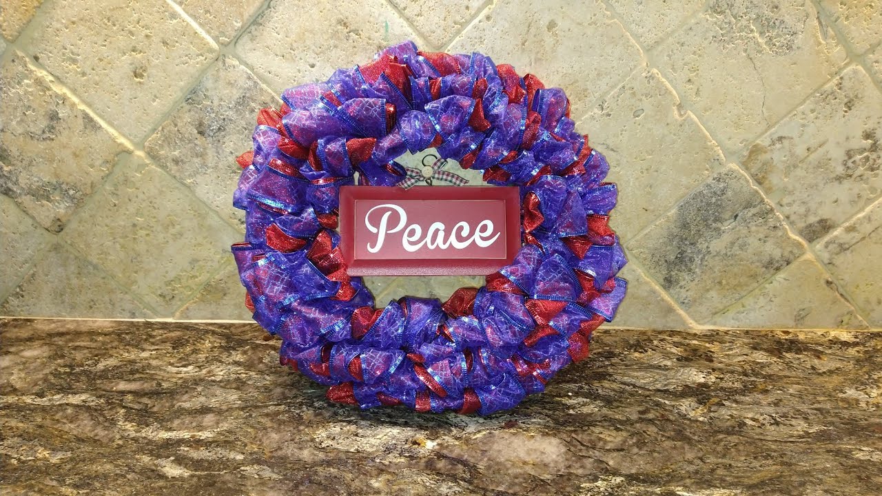 Tutorial Wire Ribbon Wreath