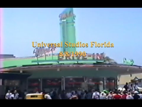 Universal Studios Florida Vintage August 1990 Family Vacation Part 2 of ...
