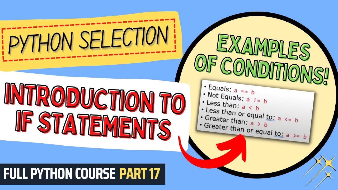 Introduction To If Statements Python Course For Beginners Students Introduction To If Statements Python Course For Beginners Students