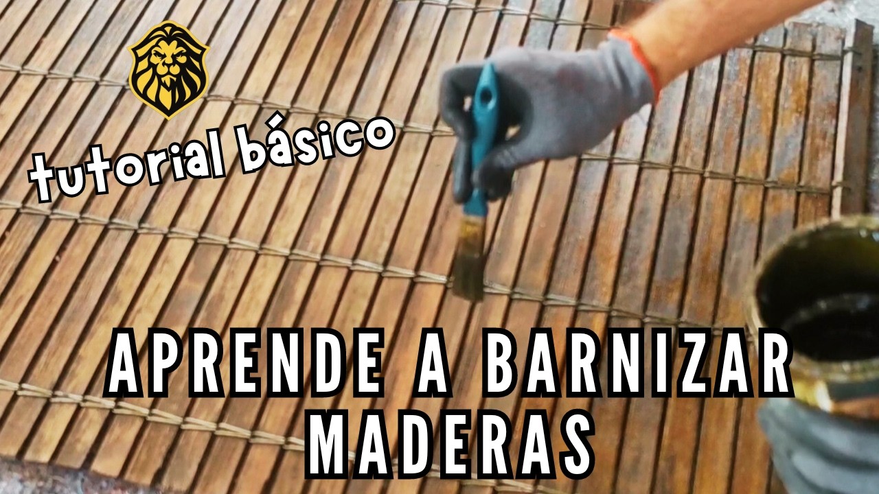 BARNIZAR maderas - PASO a PASO - para novatos 👌 - YouTube