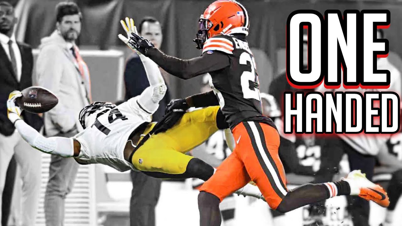NFL One Handed Catches of the 2022-2023 Season - YouTube