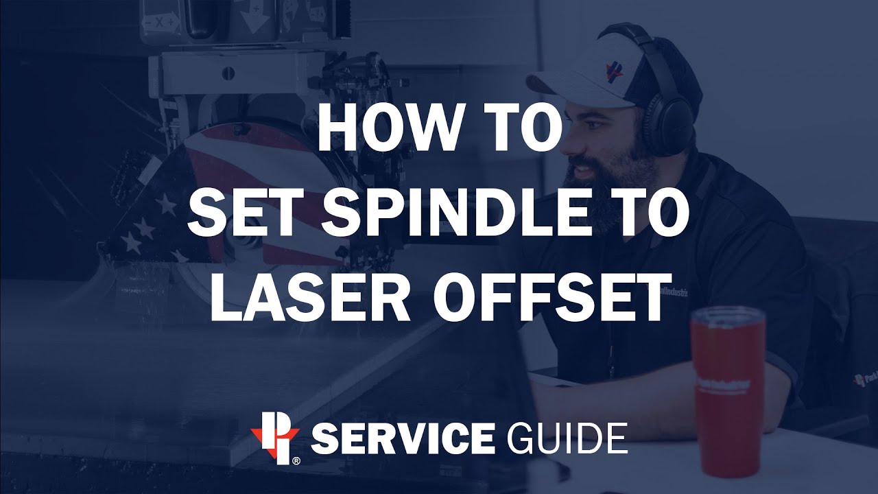 How To Set Spindle to Laser Offset | CNC Router Service - YouTube