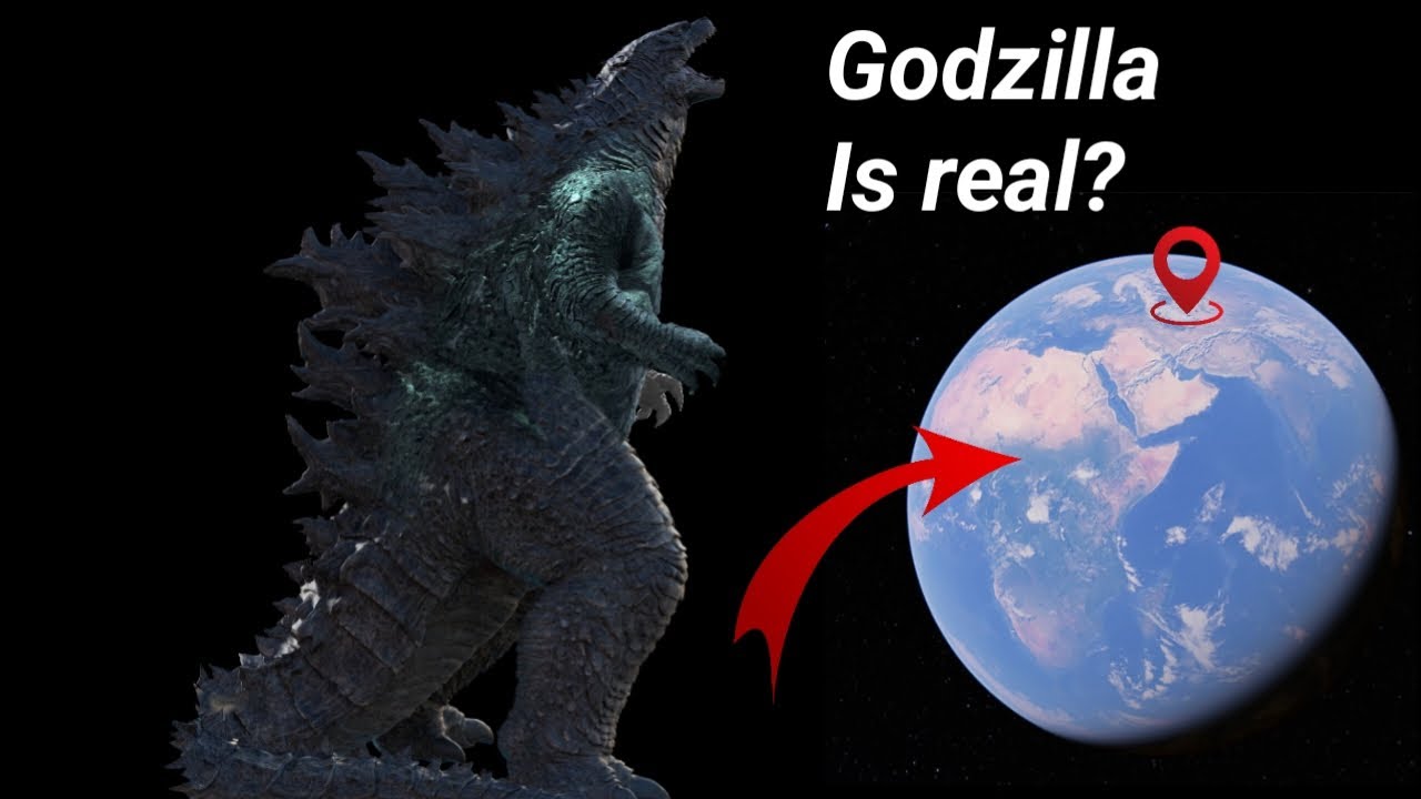 Godzilla footprints are real 😱 on google earth google maps 🌎 - YouTube