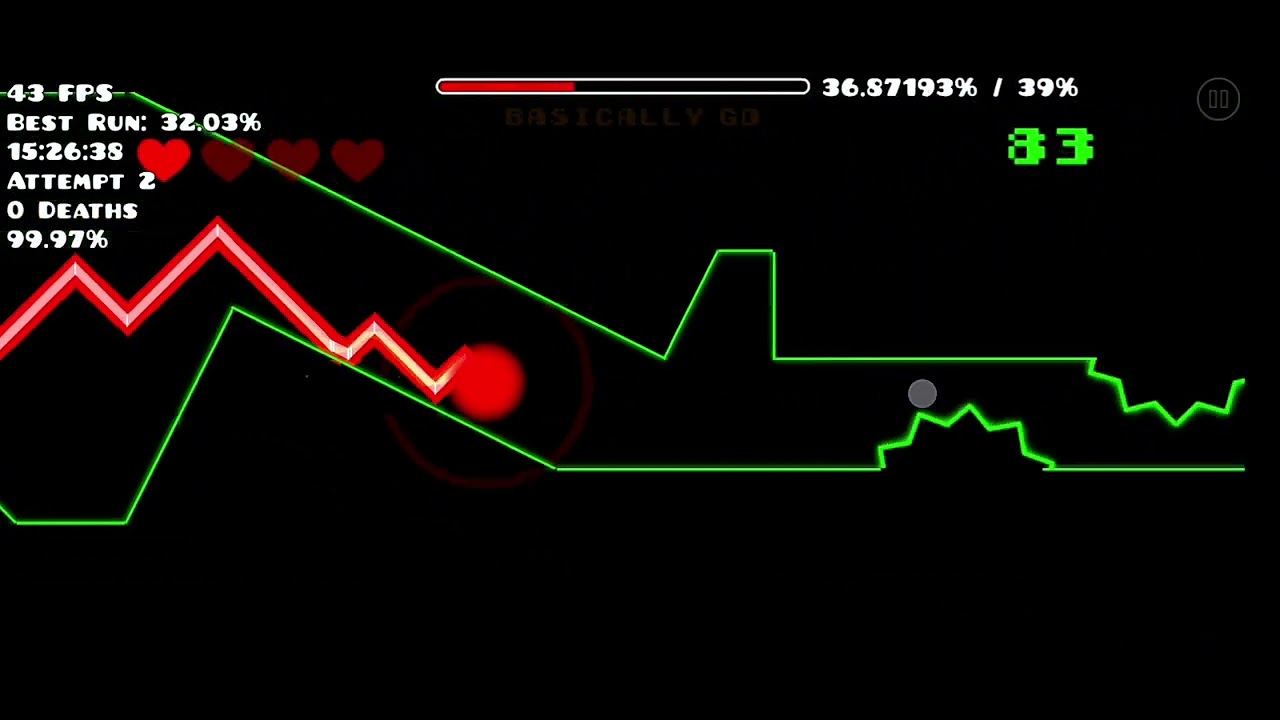 SpongeBob Heart Monitor | Geometry Dash | - YouTube