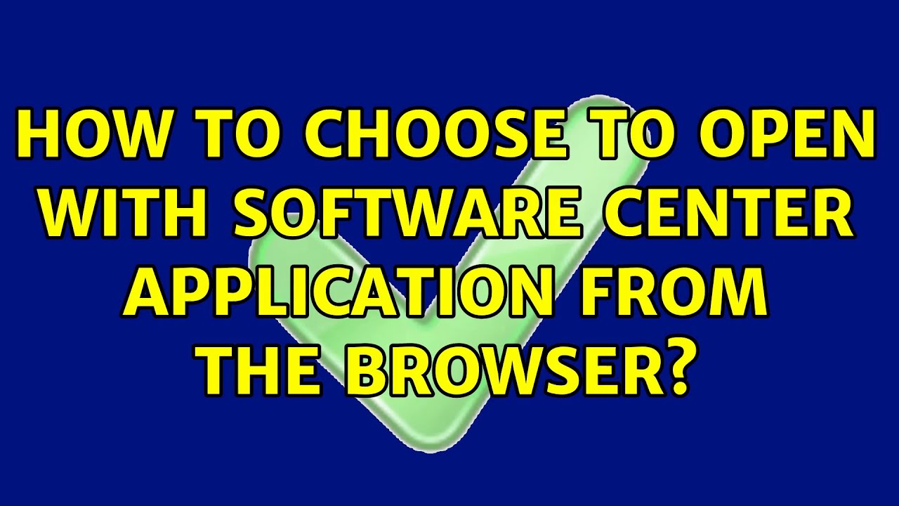 Ubuntu: How to choose to open with Software Center application from the ...