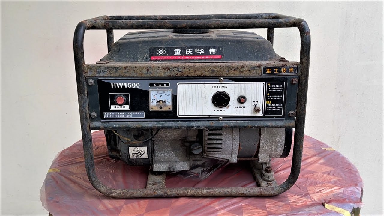 💡The Old Man Helped The Shop Owner To Repair The 5 5KW Generator ...