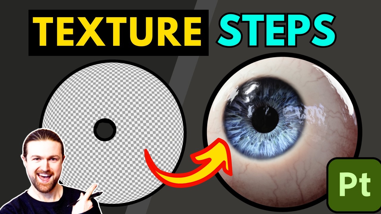 🦜 How to Texture Game-Ready Eyes in Substance Painter - YouTube