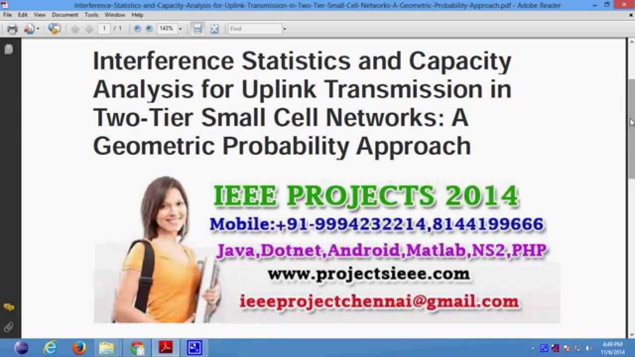 Interference Statistics and Capacity Analysis for Uplink Transmission ...