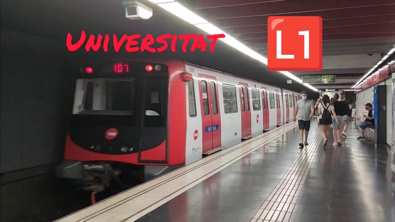 Metro de Barcelona | Universitat L1 (TMB 4000-6000) - YouTube