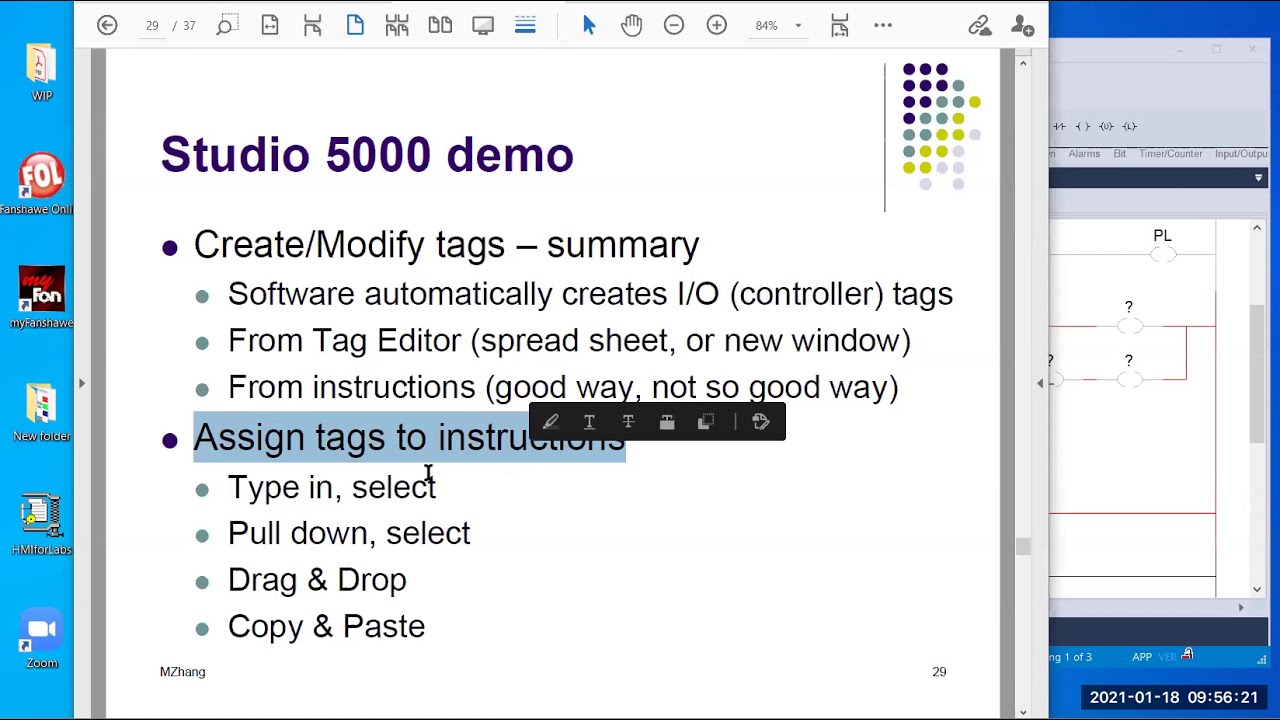 7 Reference a Tag in a Routine - YouTube