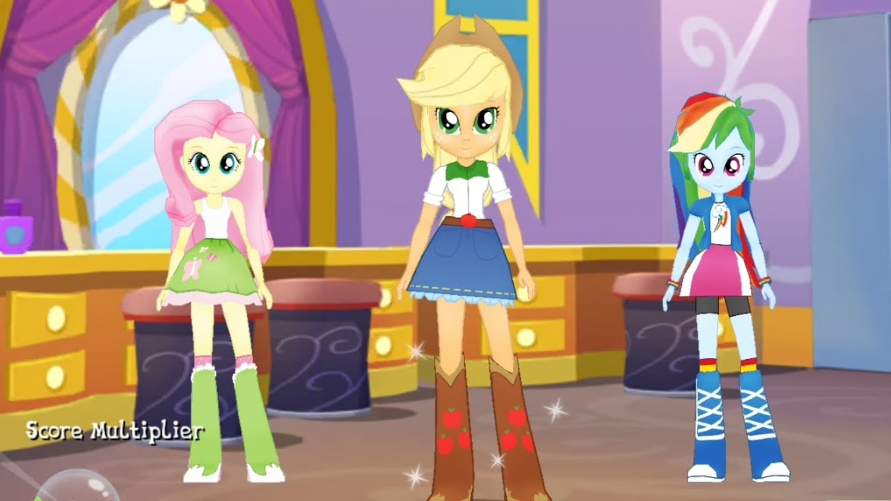 Equestria girls dancing competition: Apple Jack - YouTube