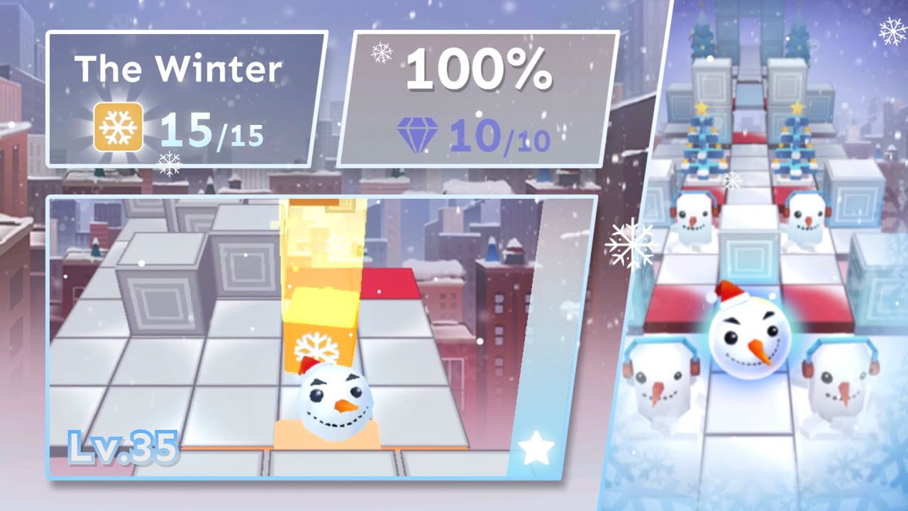 Rolling Sky - The Winter w/ Snowflake [Perfect Way] - YouTube