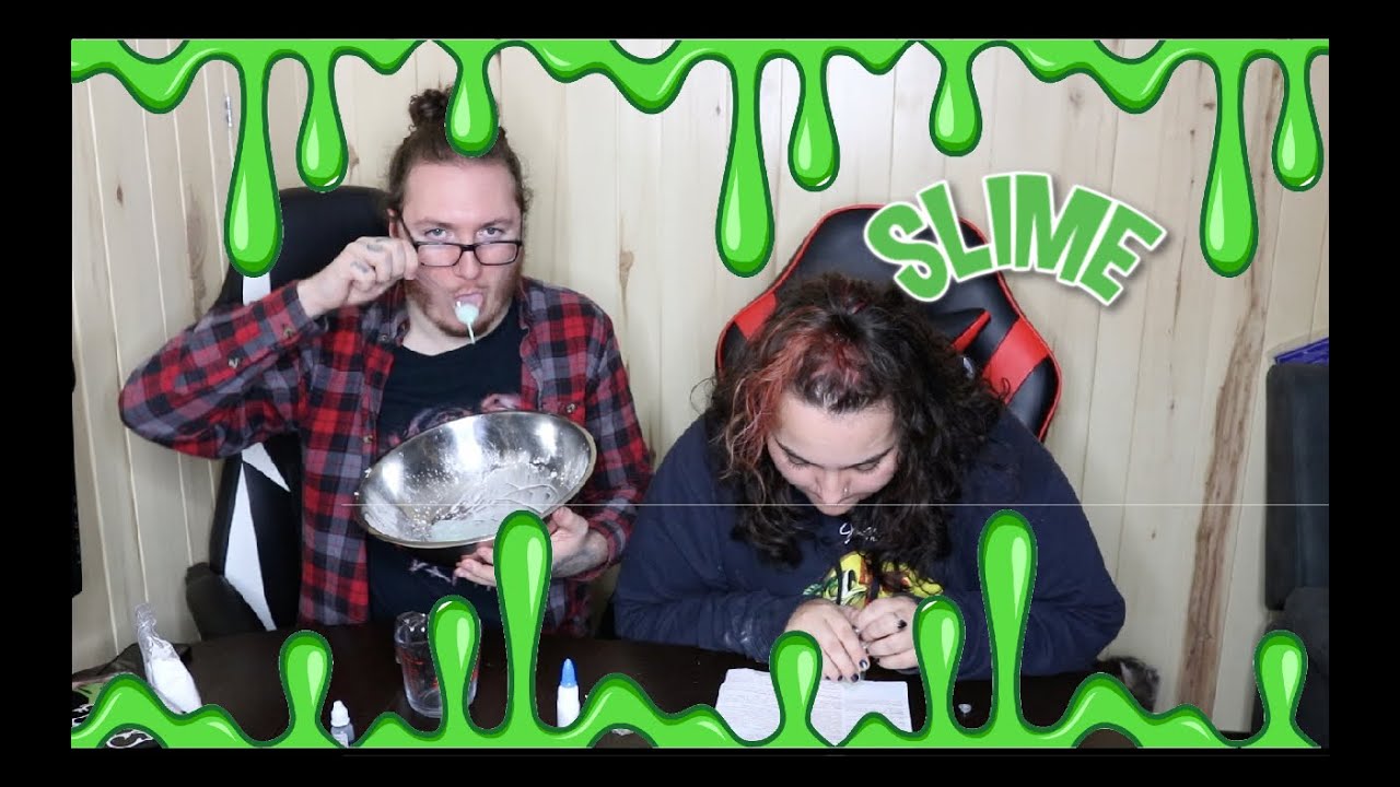 ON ''ESSAYE'' DE FAIRE DE LA SLIME (Avec Jessica) - YouTube