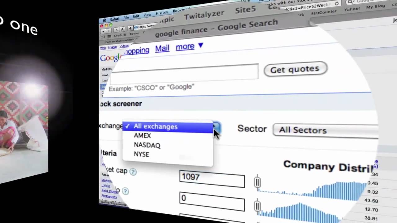 Google Finance II: How to use the stock screener - YouTube