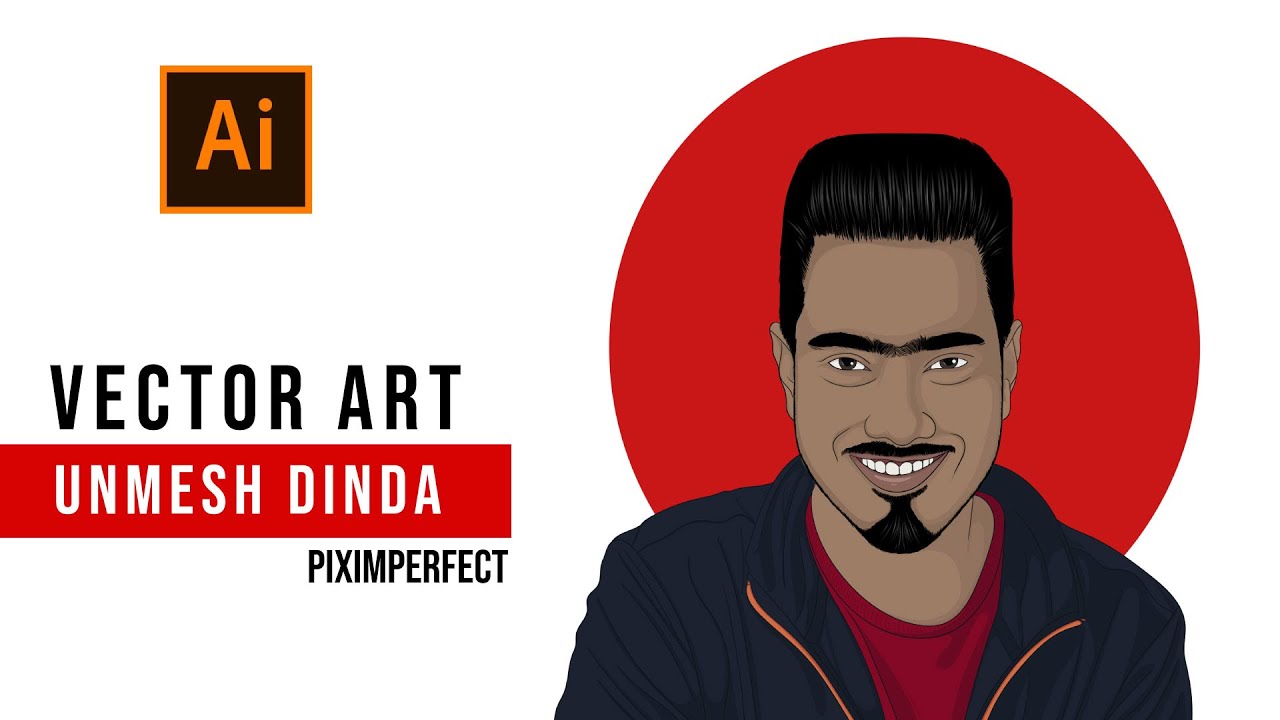 Creating Stunning Vector Portraits With Unmesh Dinda (piximperfect ...