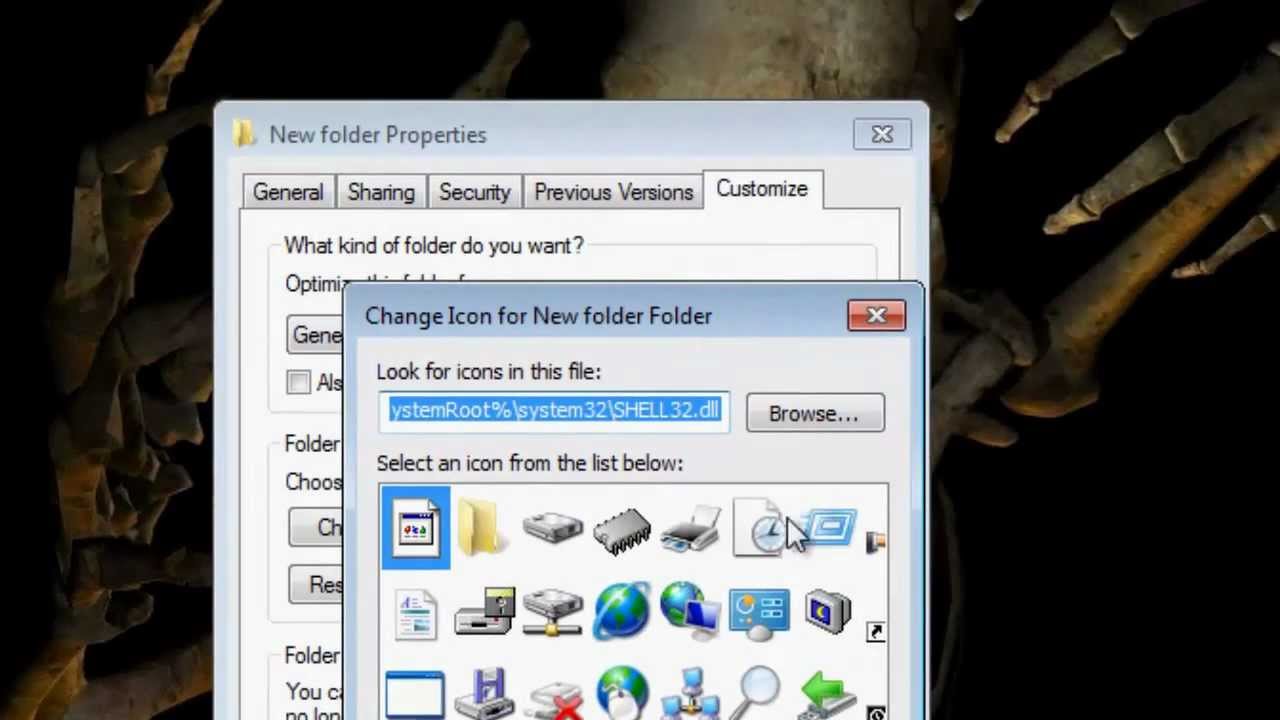 Change Desktop Icon Tutorial - YouTube