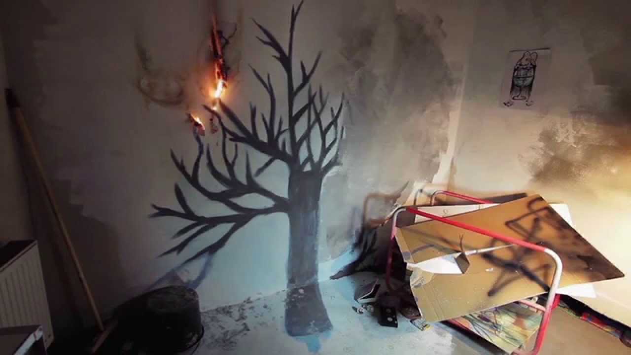 stop motion growing/burning tree - YouTube