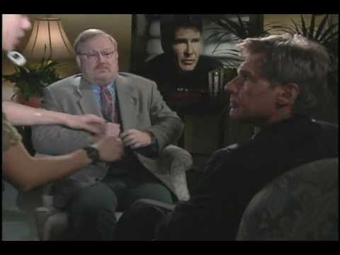 Harrison Ford talks with film critic Joe Leydon about "The Devil's Own ...