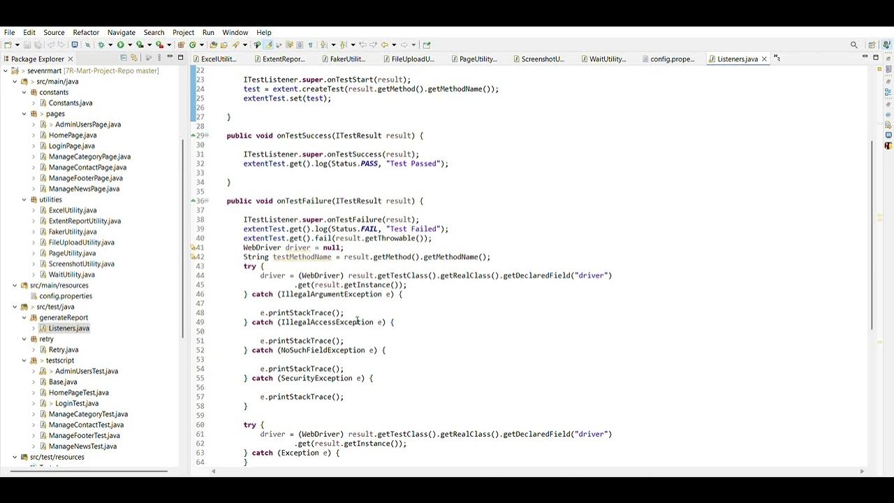 Selenium Java project using Page Object Model | TestNG | Project - YouTube
