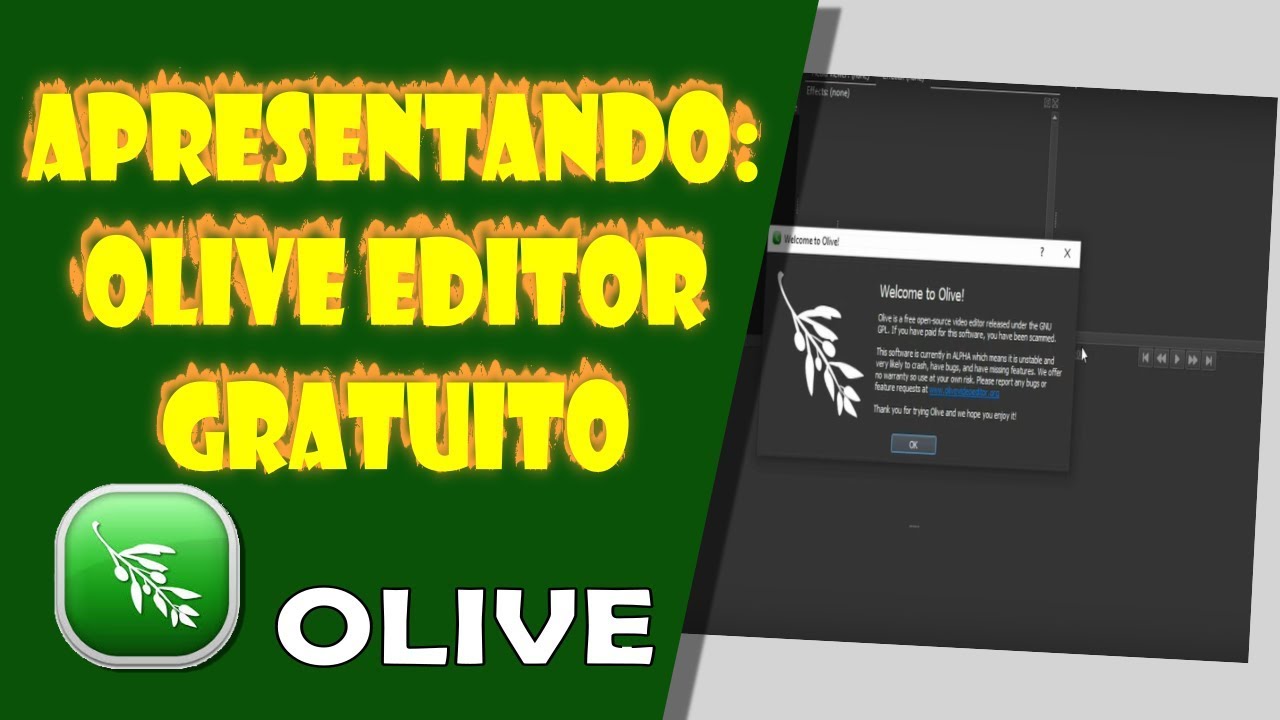 Apresentando o Olive Editor; Editor de Vídeos GRATUITO - YouTube