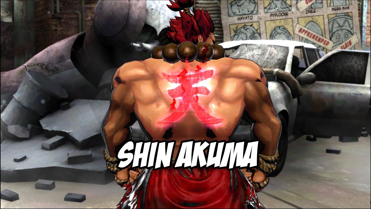 UMvC3 Palette Swap - Shin Akuma Combo Video (Mod by tabs) - YouTube
