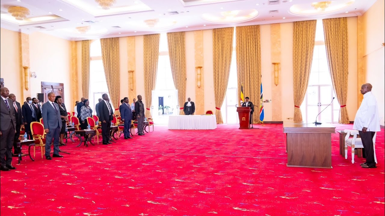 Museveni Swears in Nine Newly Appointed Justices at State House Entebbe ...