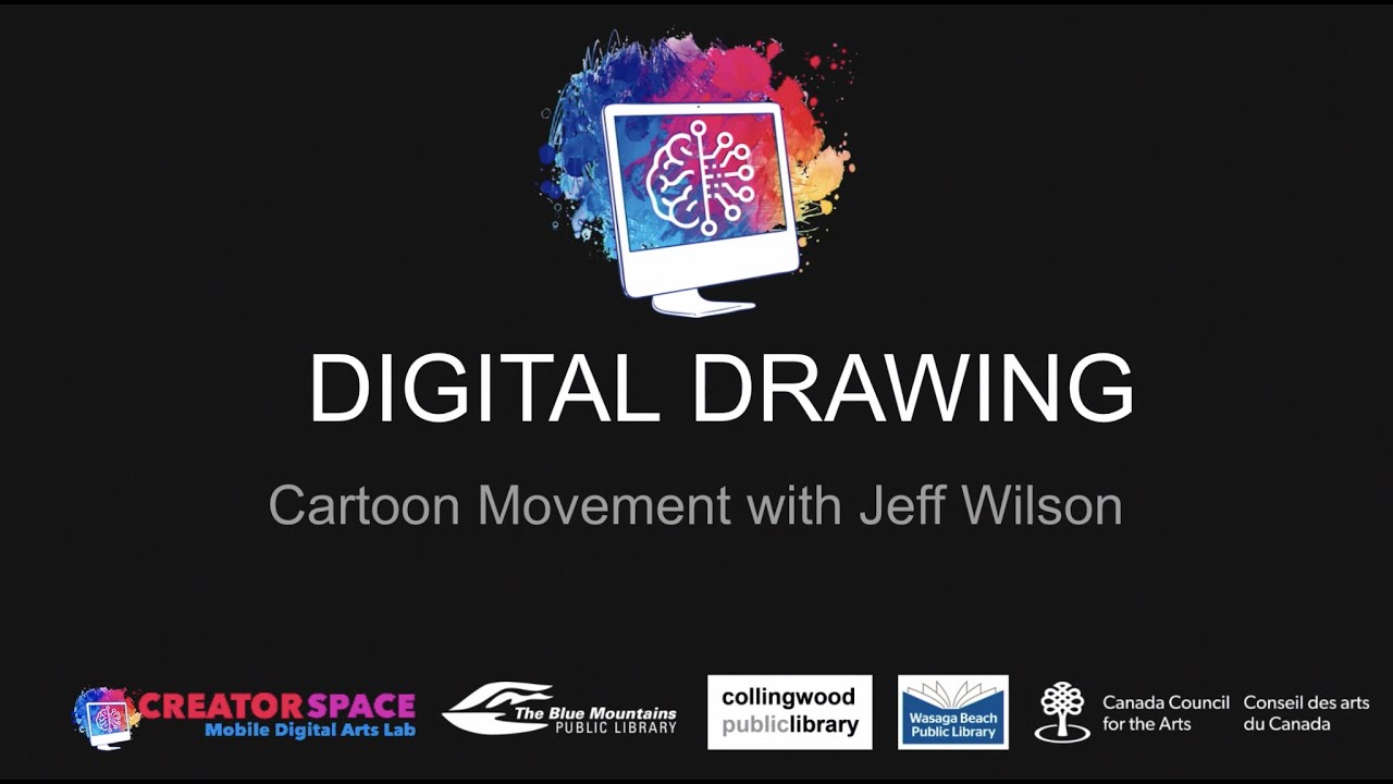 Digital Drawing: Cartoon Movement - YouTube