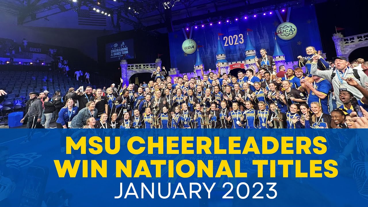 MSU Cheerleaders Win National Championship Titles - YouTube