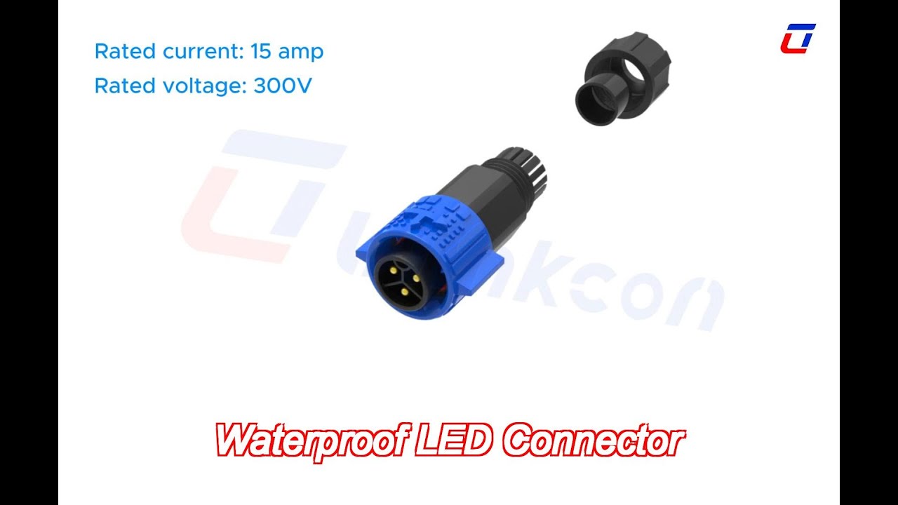 300v 20a led 3 pin wire to board connector watertight wire connectors ...