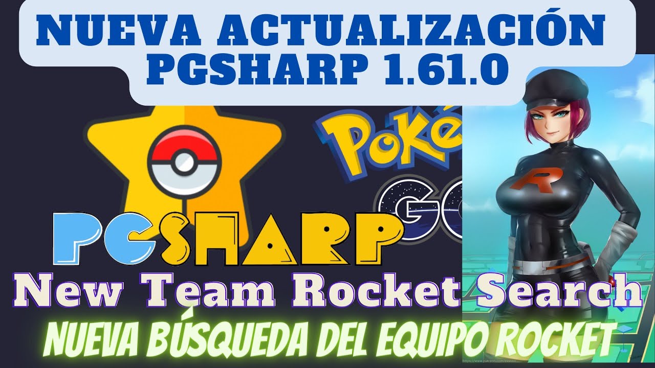 🆕🖤PGSHARP 1.61.0 | New Team Rocket pokéstops Search | Nueva Búsqueda de ...