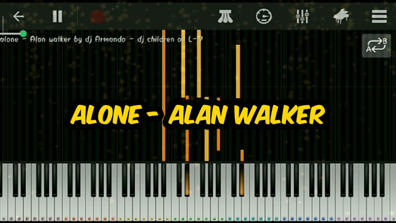 Alone-Alan Walker || Piano - YouTube