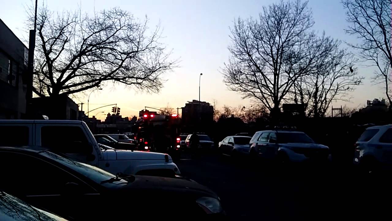 FDNY Engine 312 Arriving On Scene Of A Police Involved Shooting In ...