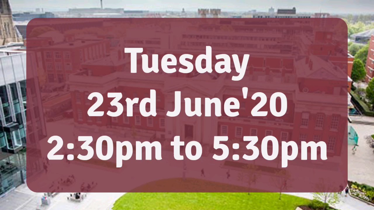 University of Manchester UK Open Day - Virtual Fair | Edwise ...