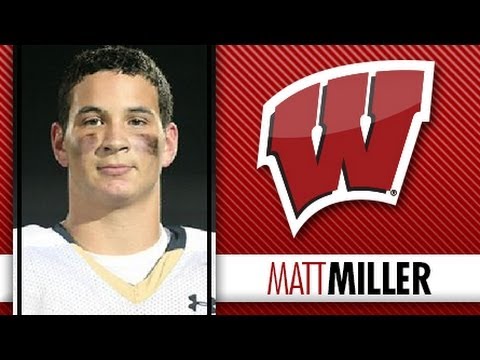 Wisconsin Signing Day 2013: C/G Matt Miller - YouTube