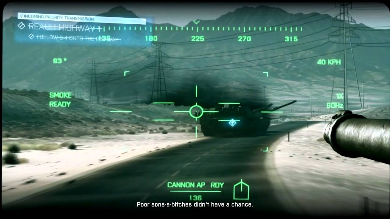 Battlefield 3 Walkthrough: Mission 6 THUNDER RUN Gameplay - YouTube