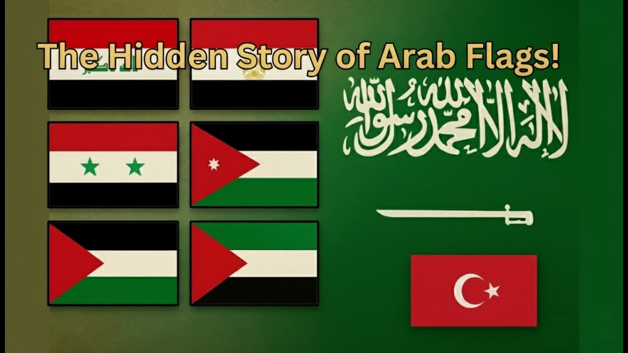 Why All Middle East Flags Look the Same Except Saudi Arabia | - YouTube