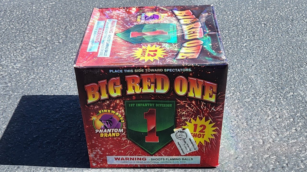 Big Red One by Phantom Fireworks 500g - YouTube