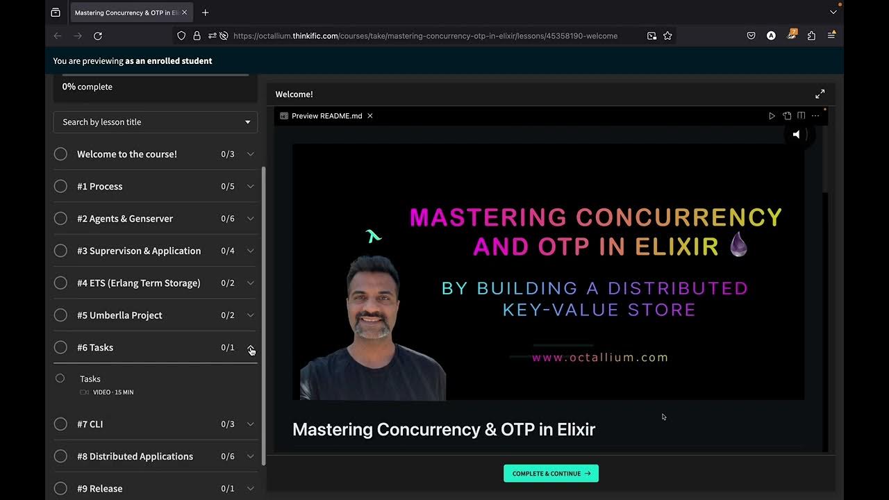 08 - Course Final Update - Mastering Concurrency & OTP in Elixir | Octallium - YouTube