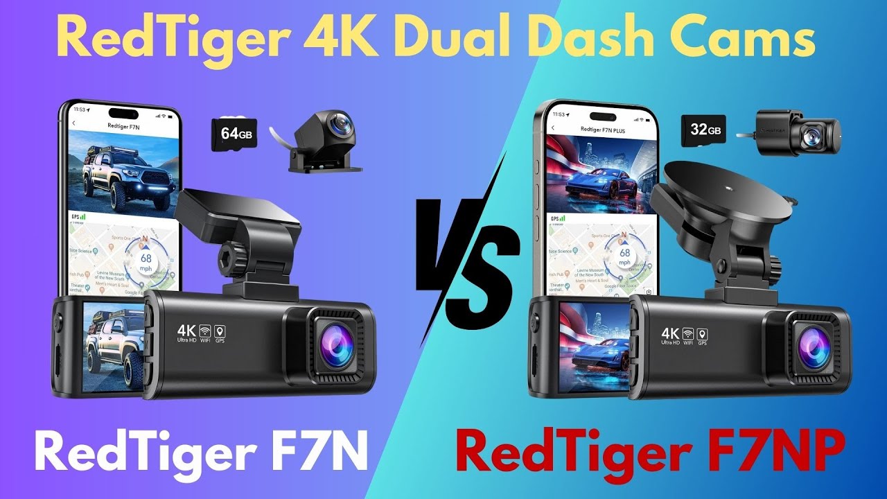 RedTiger F7N vs F7NP Dash Cams: Which One is Perfect for You? - YouTube