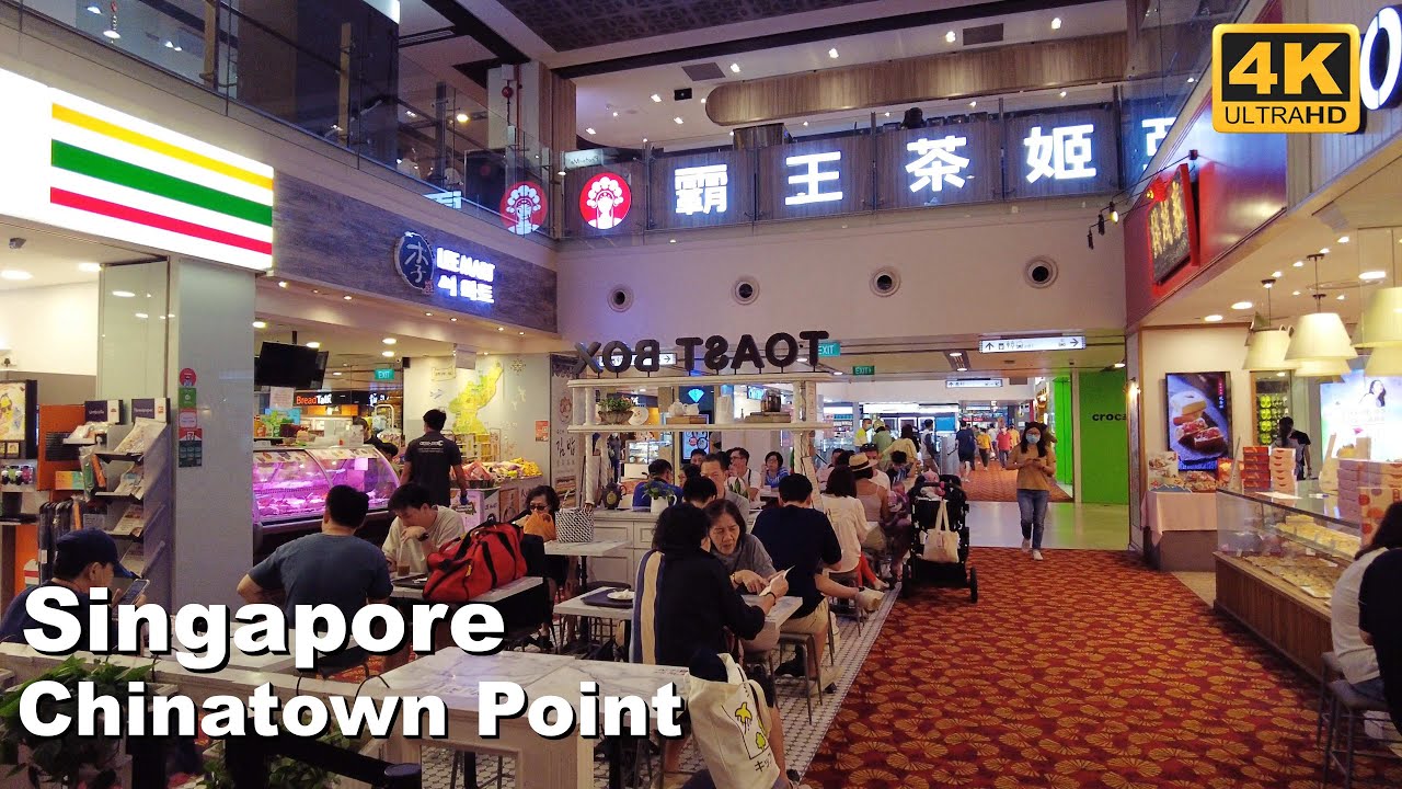 Singapore Chinatown Point Walking Tour - YouTube